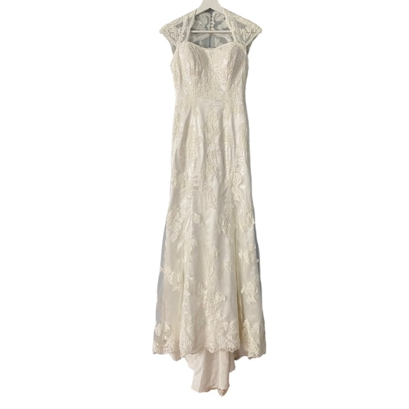 Destiny | Dresses | Destiny Ivory Allover Lace Mermaid Formfitting ...